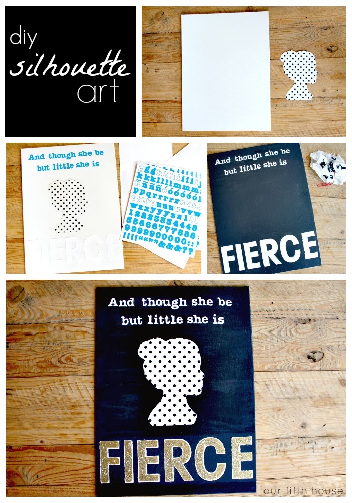 simple and sweet silhouette art