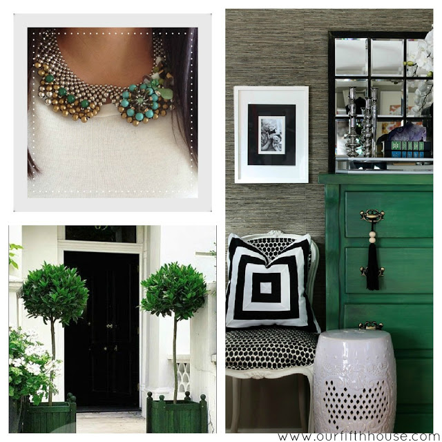 Pinterest Inspired Pops of Green