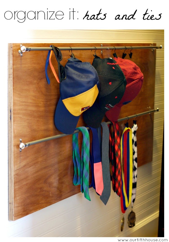 The Boy s Closet Baseball Hat And Tie Storage Our Fifth House