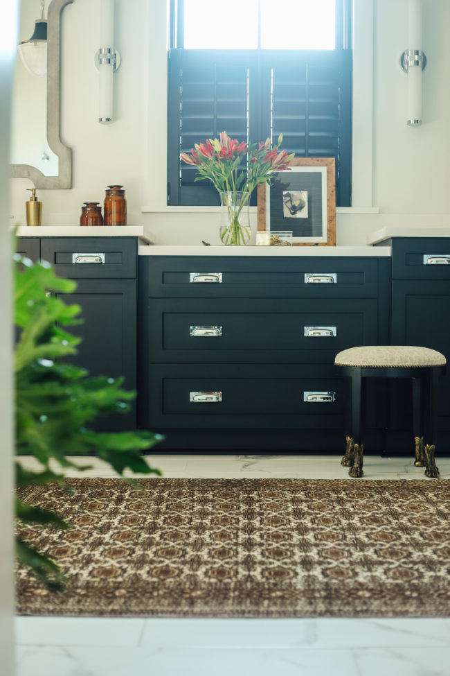 New Vintage Rug in the Main Bathroom & a Discount Code For You! - Our ...