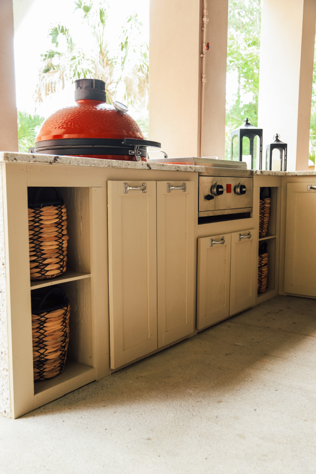 Outdoor Kitchen Project with Magnolia Home Paint by KILZ®